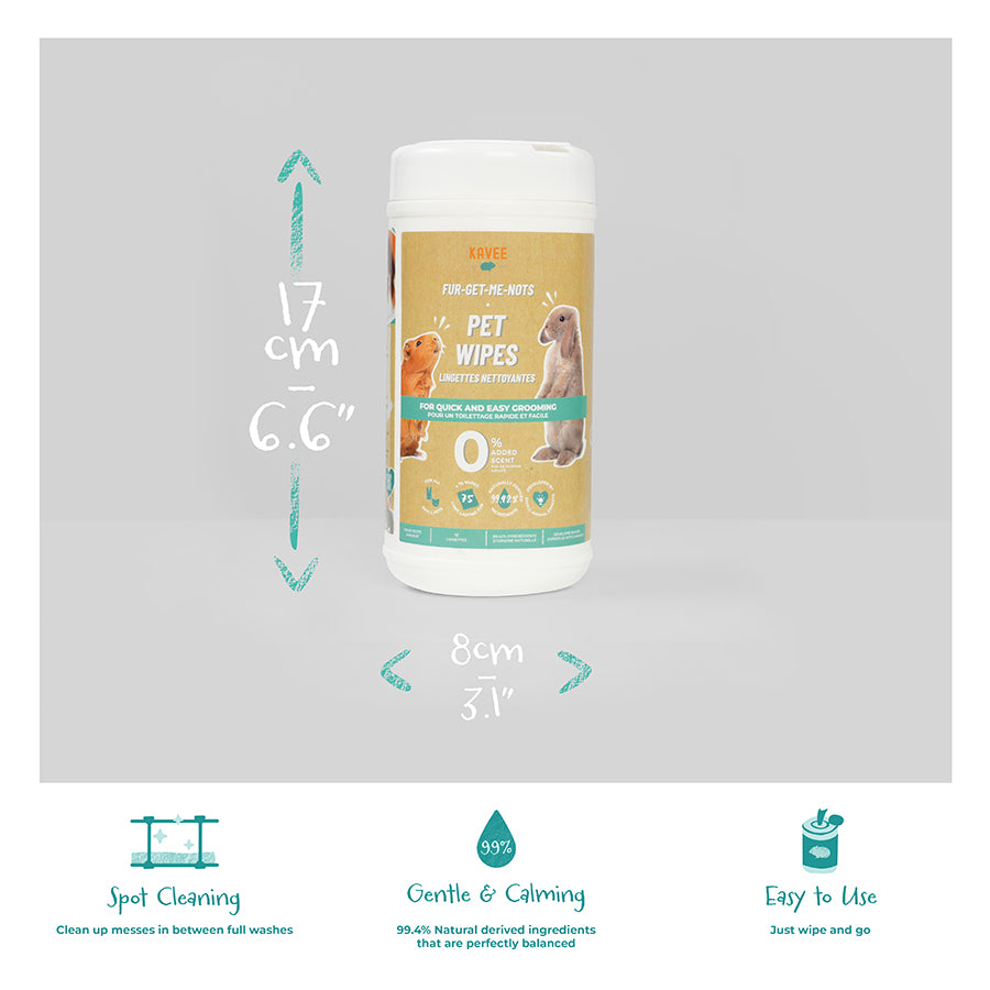 Guinea Pig and Rabbit Spot Cleaning Wipes