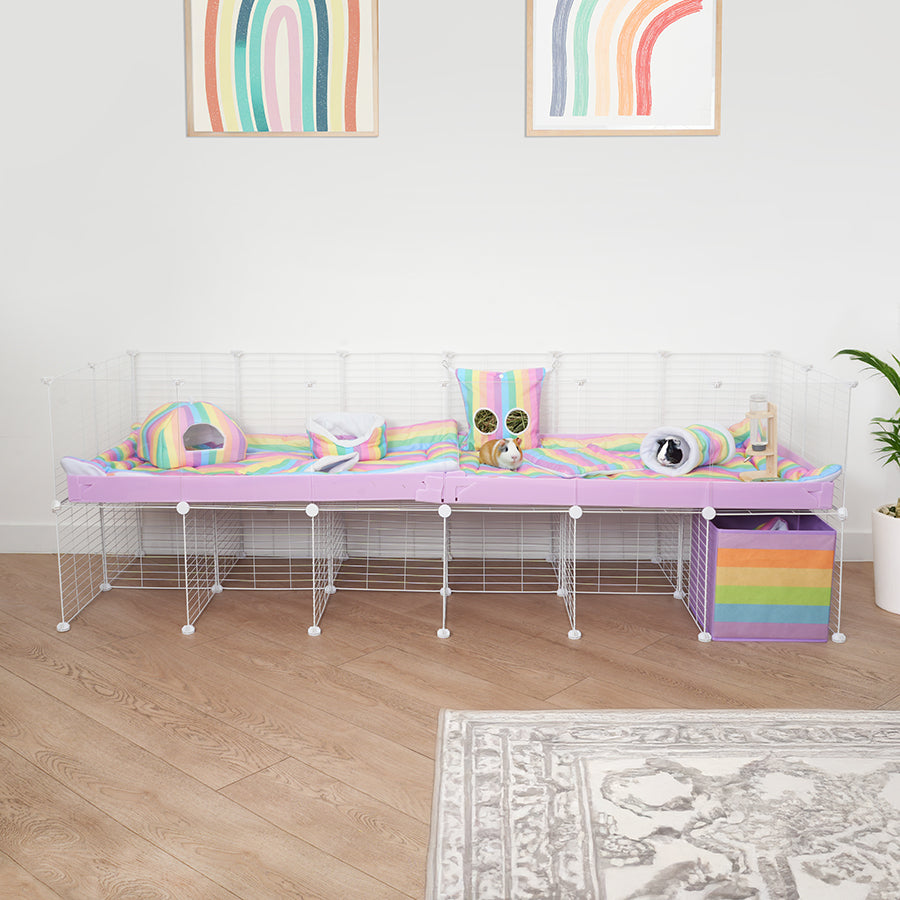 6x2 C&C Guinea Pig Cage with a Stand | Kavee UK